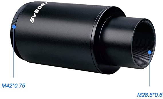 Svbony eyepiece projection camera adapter 1,25 / T2 (SKU: F9105A)